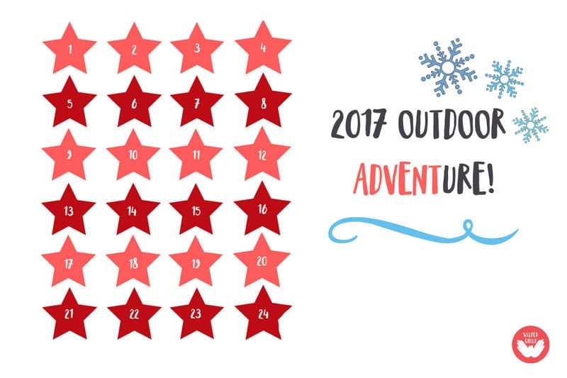 2017 Outdoor Advent With Printable Calendar – Wilder Child